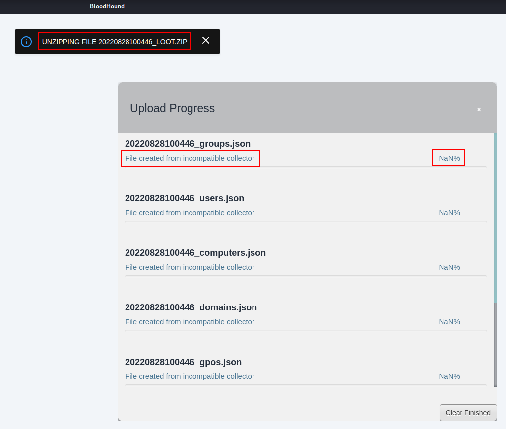 BloodHound: Incompatible Collector - Fort Kickass